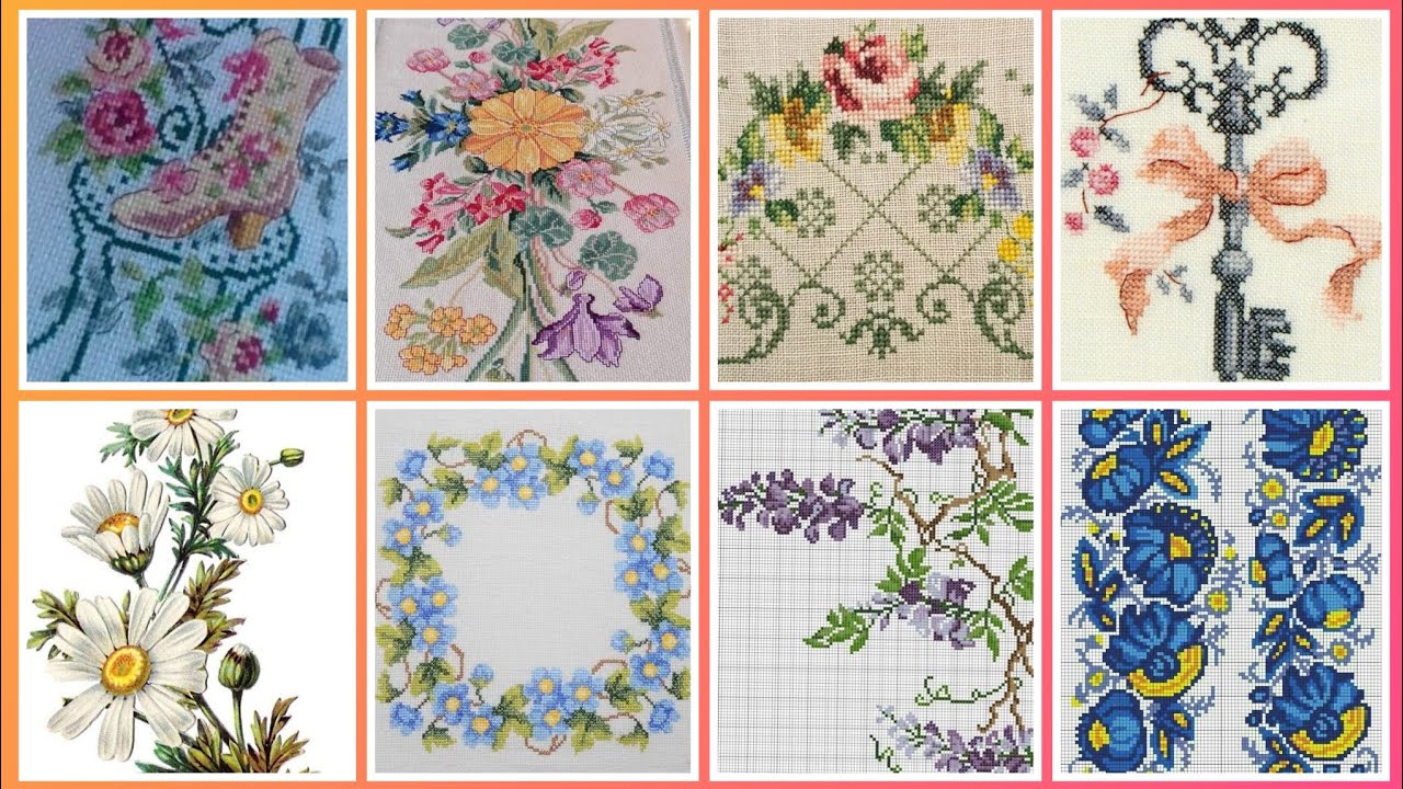 Very Beautiful & Stunning Cross stitch patterns ideas - YouTube