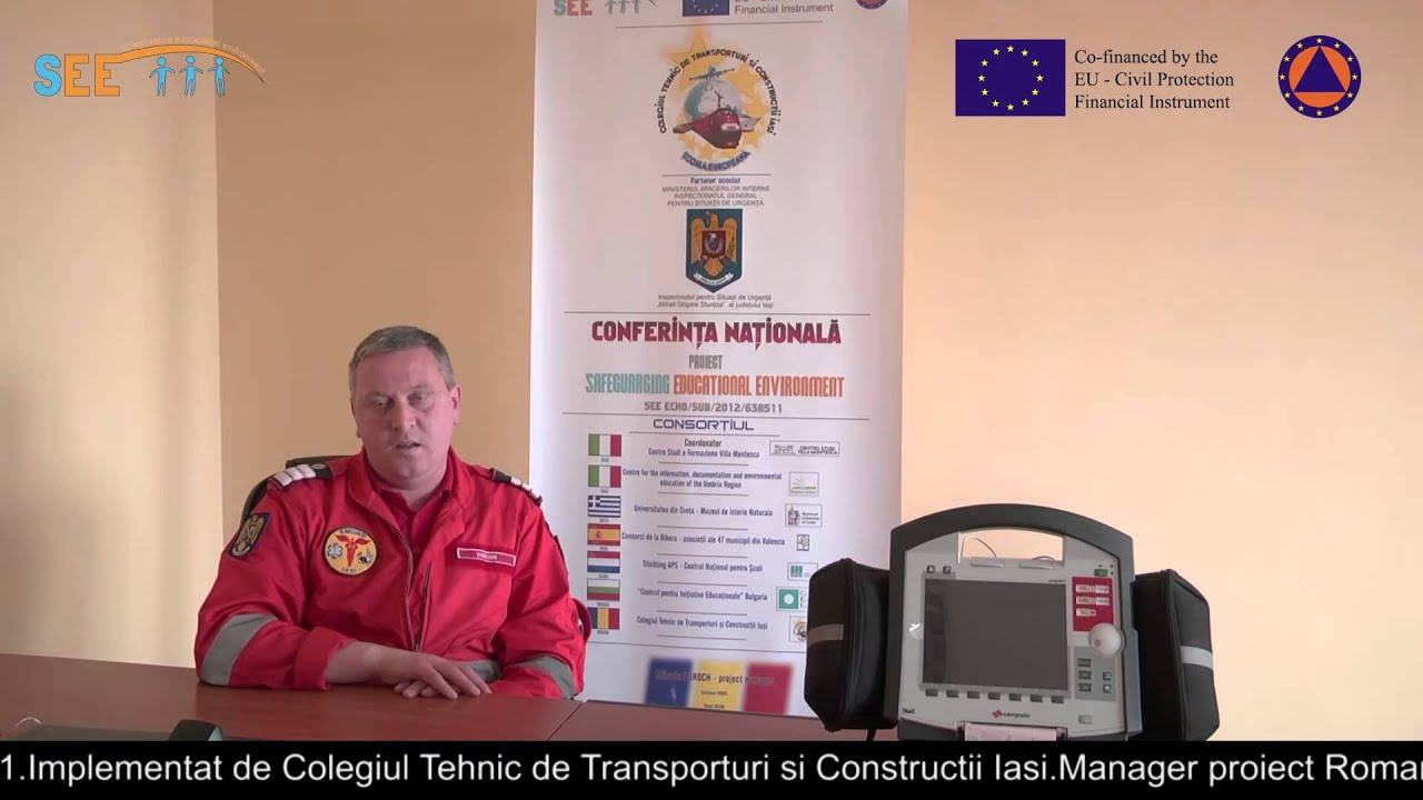 CIVIL PROTECTION - SEE PROJECT INTERVIEW DAN TUGUI SMURD IASI - YouTube