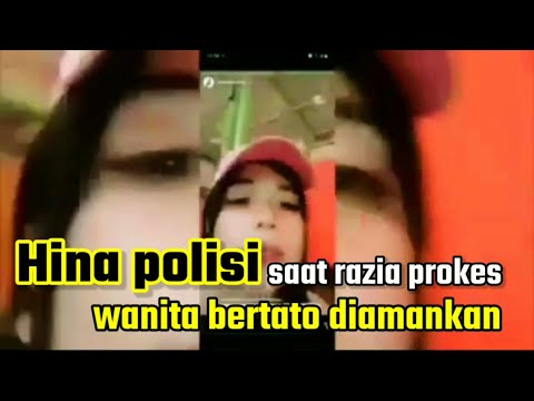 HINA POLISI SAAT RAZIA PROKES-WANITA BERTATO DI MEDAN DIAMANKAN POLISI