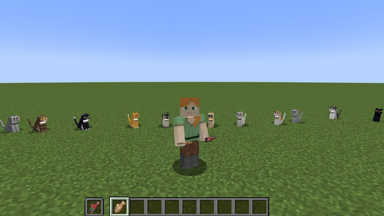 Taming All Cats in Minecraft - YouTube