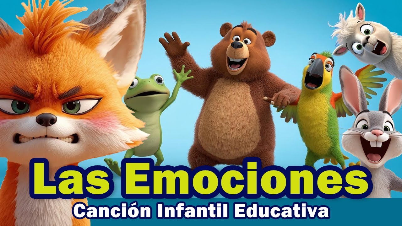 Canción de Las Emociones 🎵 Canción Infantil Educativa 🌟 Aprende las ...