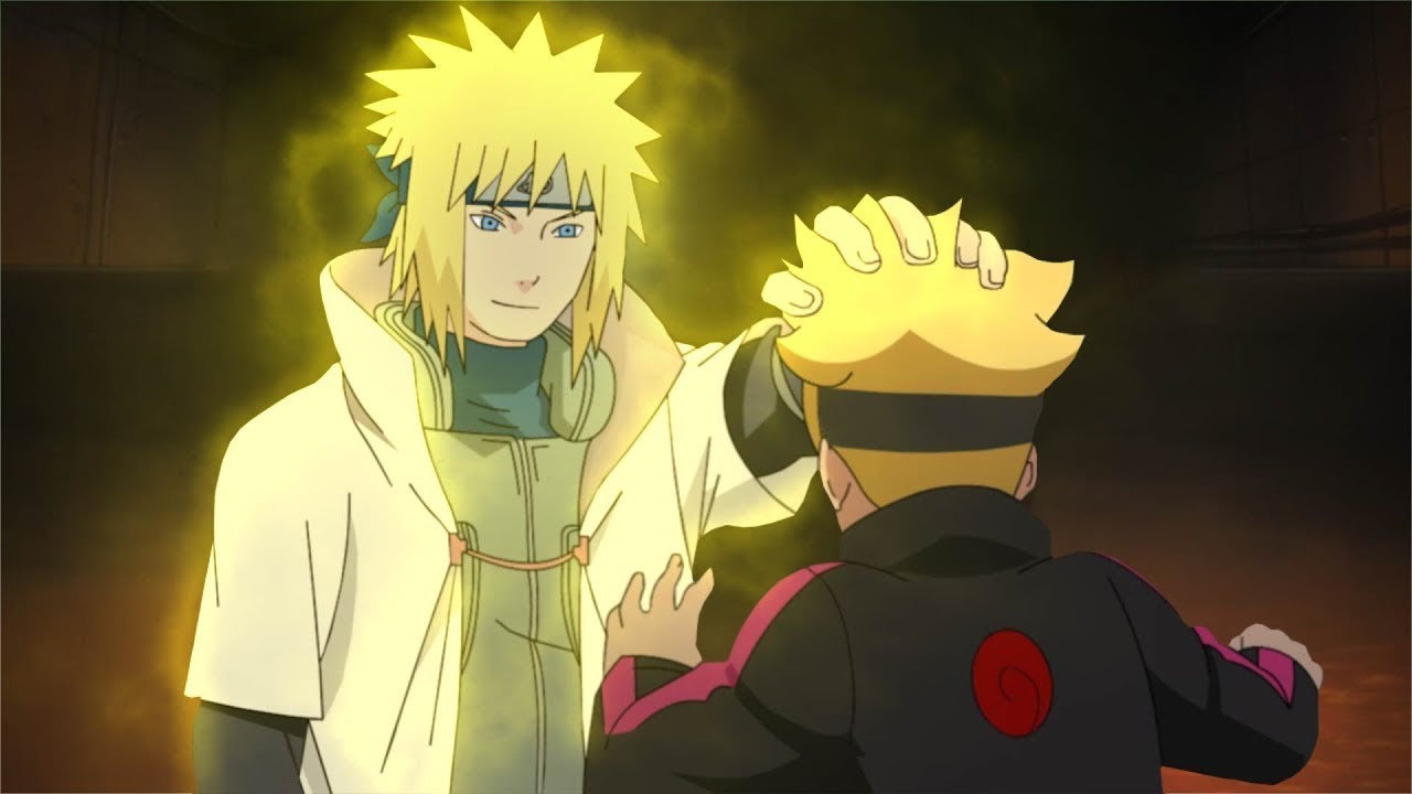Boruto's Shocked Meeting Minato For The First Time - YouTube
