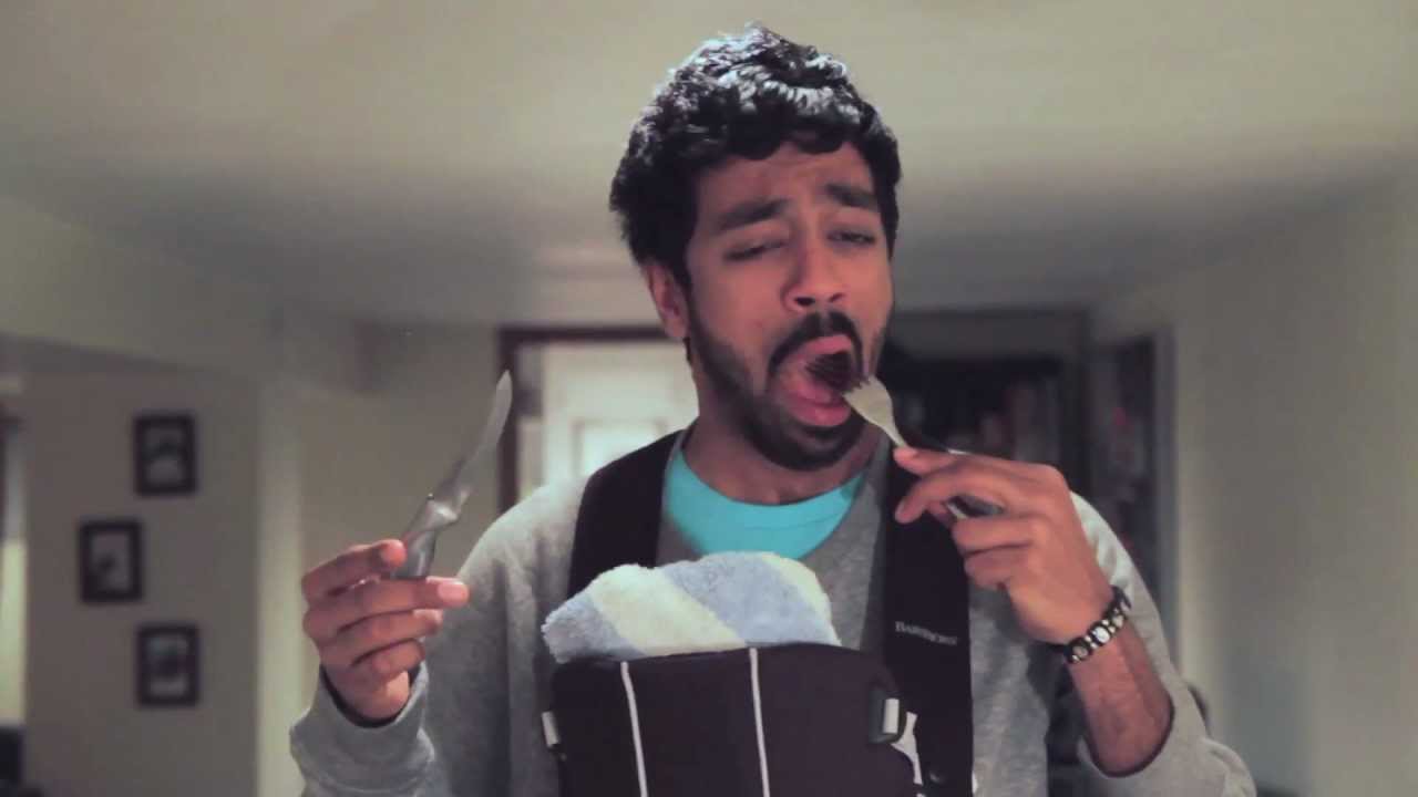 Darrell Faria - baby eating montage from audition outtakes.mov - YouTube