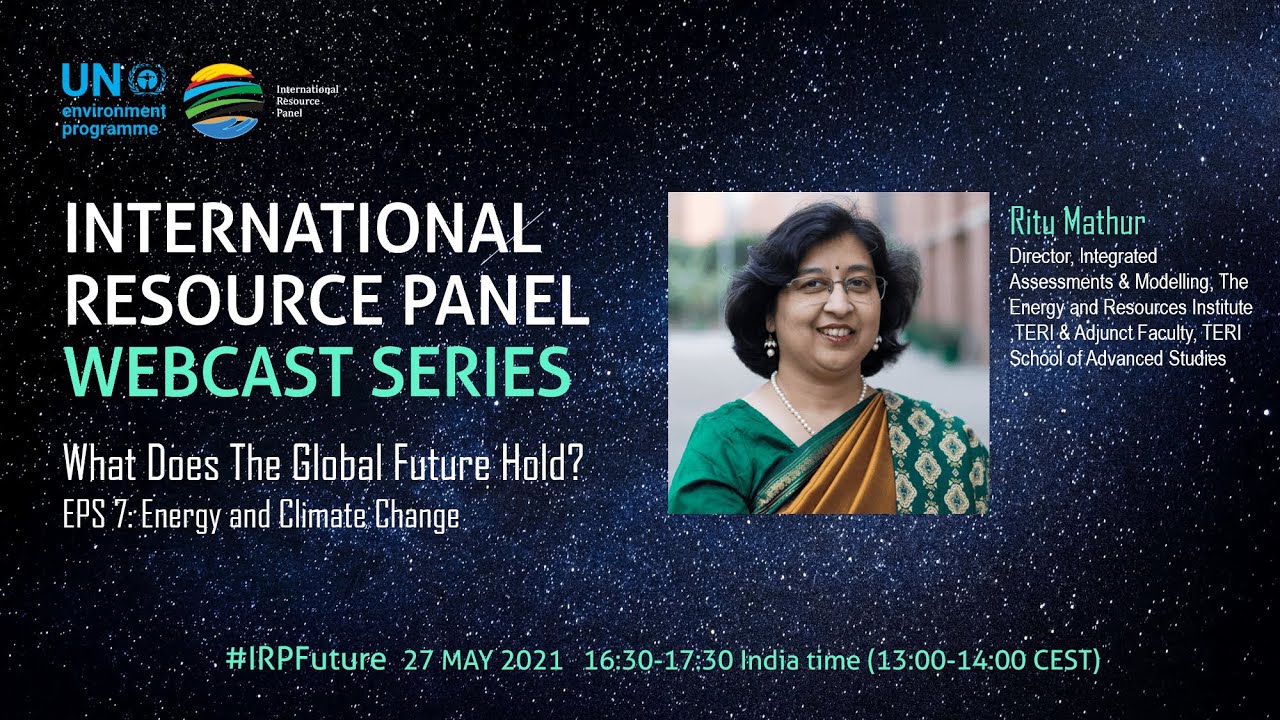 IRP Webcast on Energy and Climate Change | Ritu Mathur - YouTube