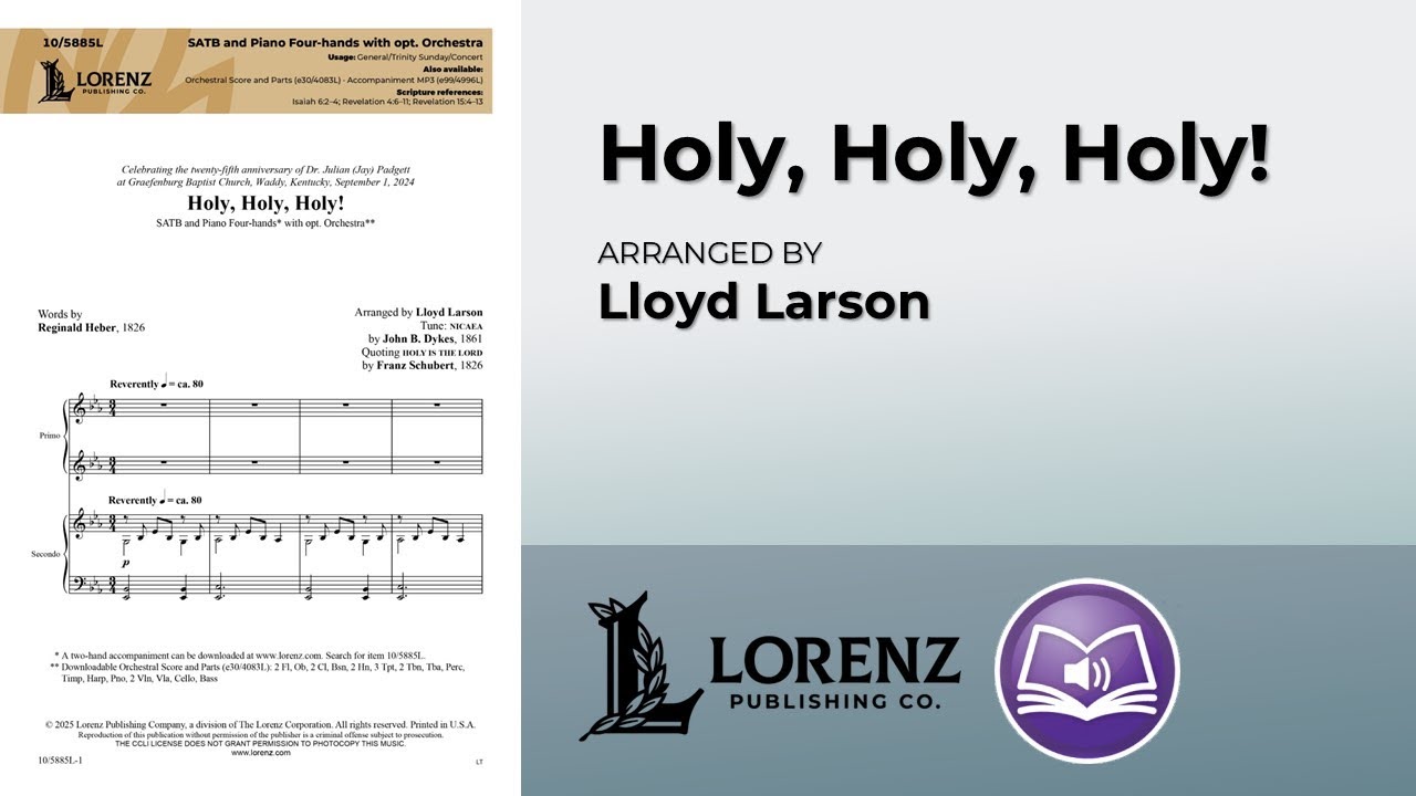 Holy, Holy, Holy! | arr. Lloyd Larson - YouTube