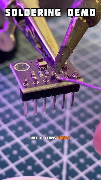Learn how to solder header pins like a pro! Quick tips for perfect ...