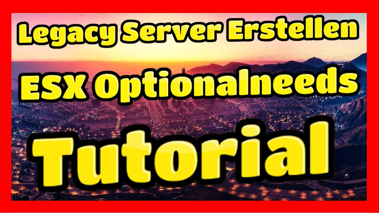 Fivem ESX Legacy Server Erstellen # 36 // ESX Optionalneeds Tutorial ...