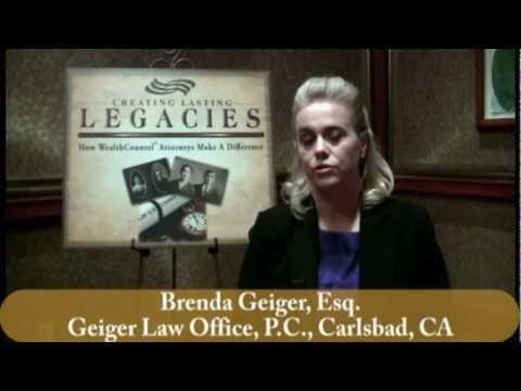 Brenda Geiger: Creating Lasting Legacies | WealthCounsel Estate and ...