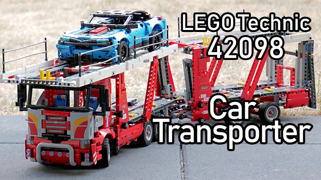 New LEGO Technic 42098 Speedbuild | Car Transporter | LEGO 42098 Speed ...