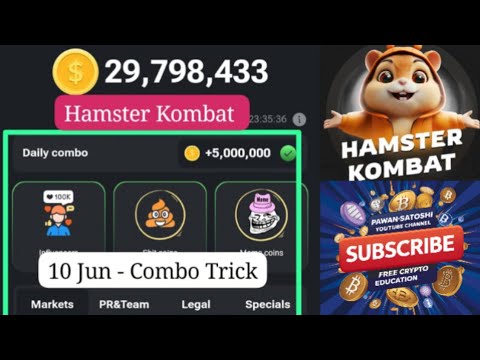 🃏 Today's Hamster COMBO Card: Influencer, Meme Coins & Shit Coins! 🐹 ...