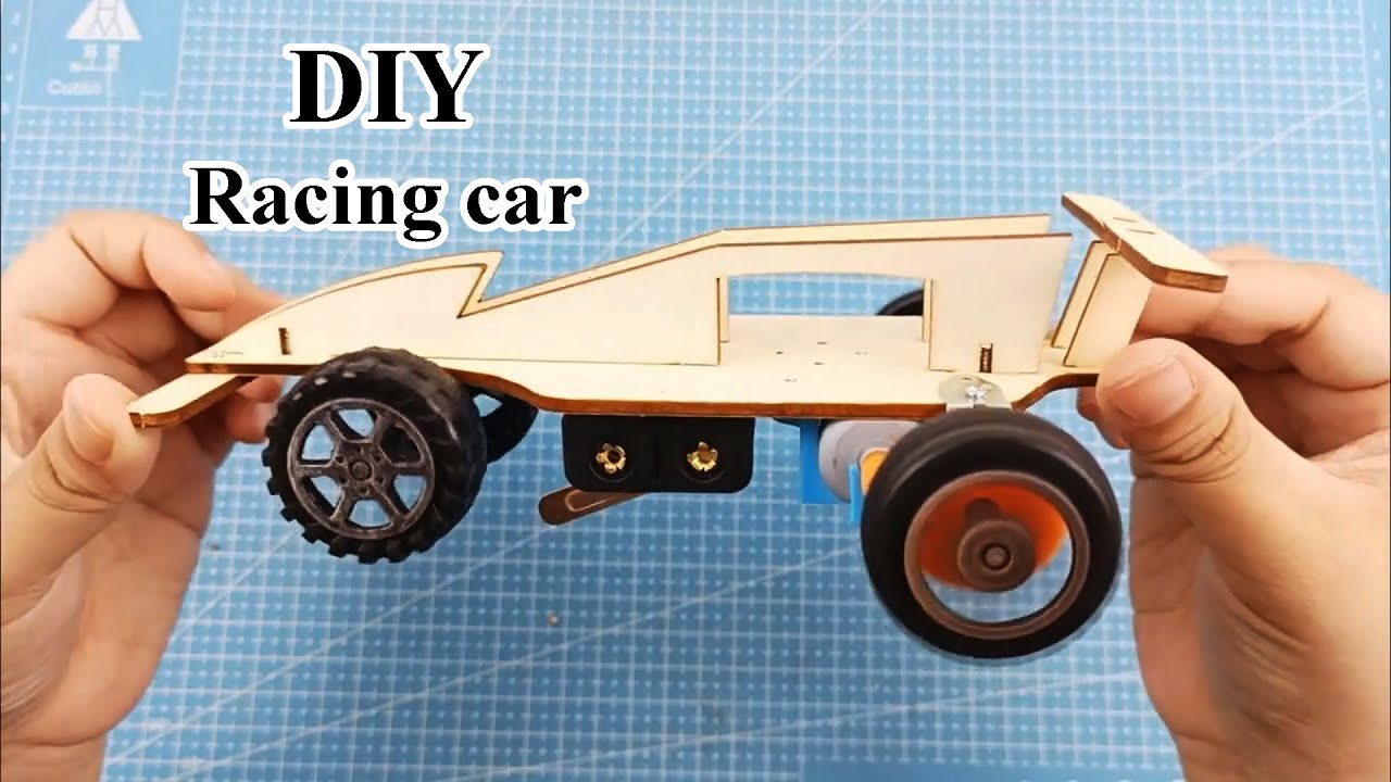 DIY self-propelled racing car. #4dmodel #diy #steam - YouTube