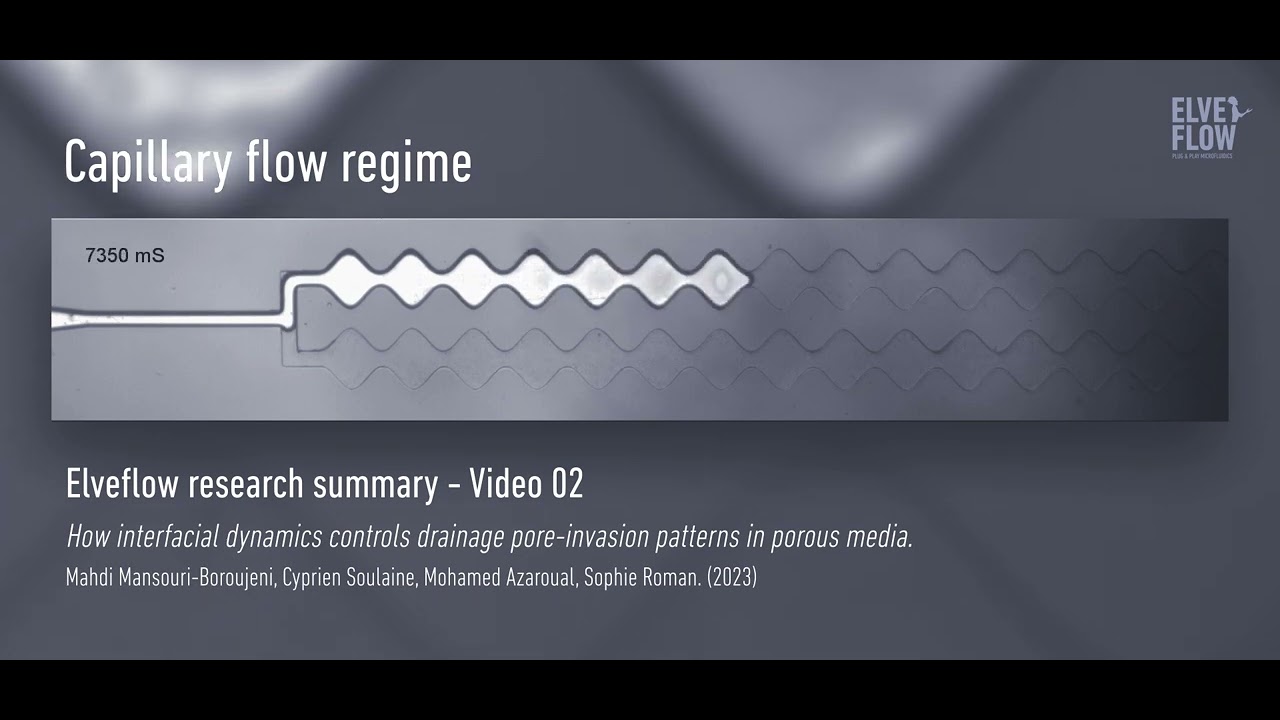 Capillary flow regime - Elveflow Research Summary - YouTube