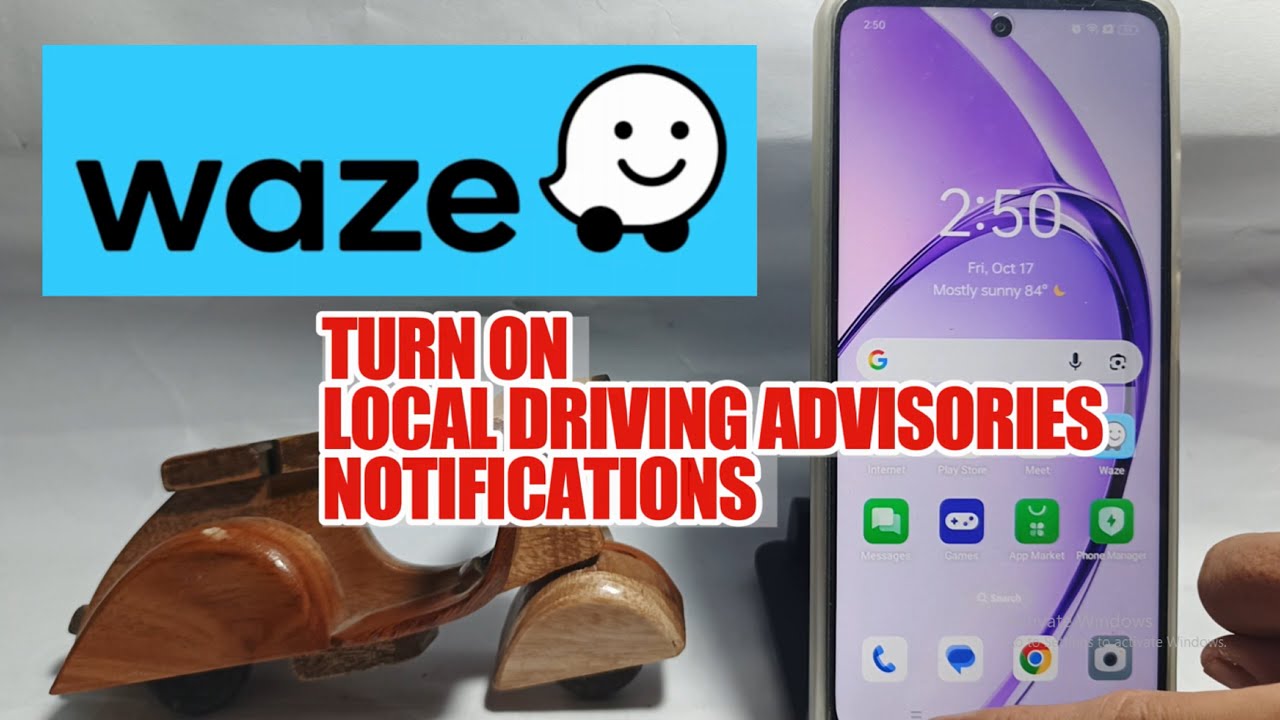 How To Turn On Local Driving Advisories Notification On Waze App - YouTube
