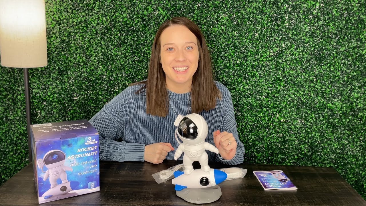FlyLily Astronaut Galaxy Projector and Sound Machine! - YouTube