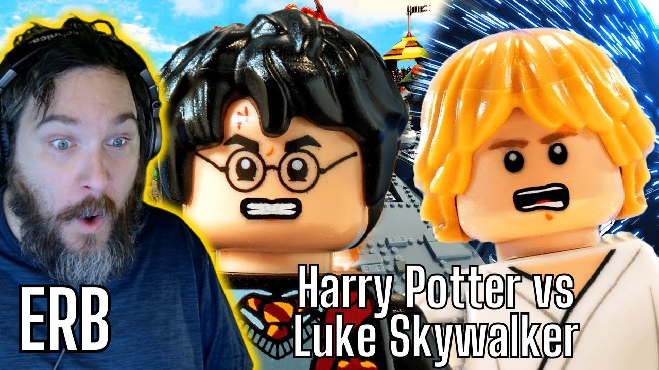 LEGOS GET WRECKED?! AMAZING!! Harry Potter vs Luke Skywalker. Epic Rap ...