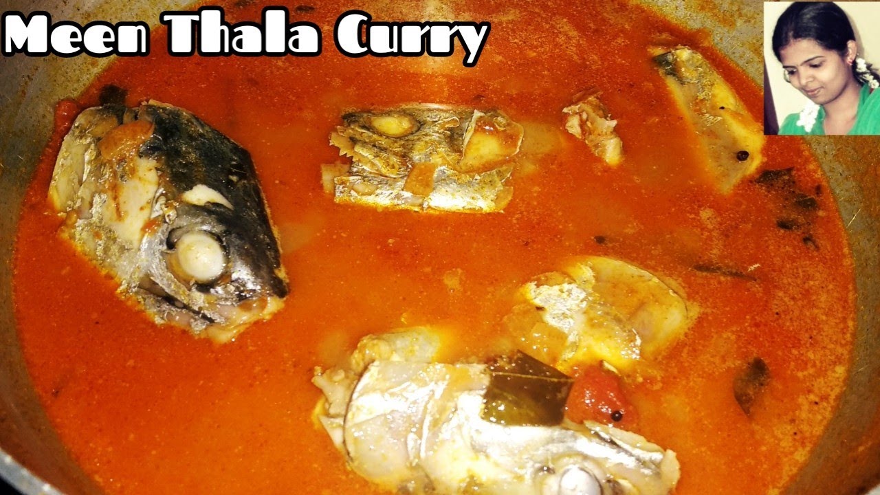 மீன் தலை குழம்பு | Fish Head Curry | Vanjaram Meen Thala Kulambu|Meen ...