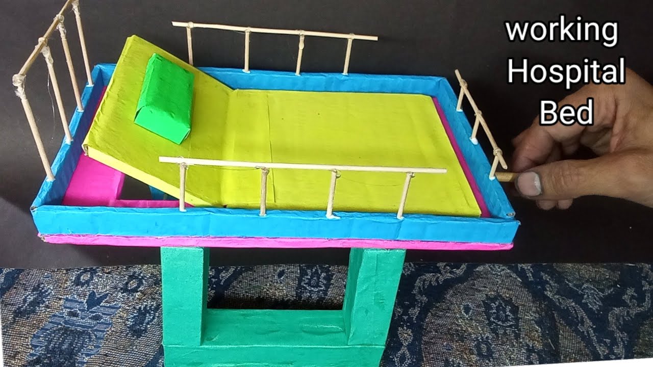 Hospital Bed working model || hospital Bed structure working model ...