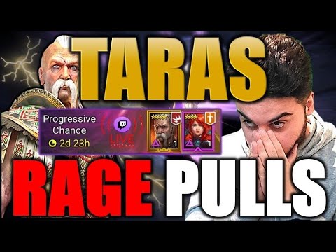 Rage Pulling All My Shards! All In For Taras! Raid Shadow Legends - YouTube