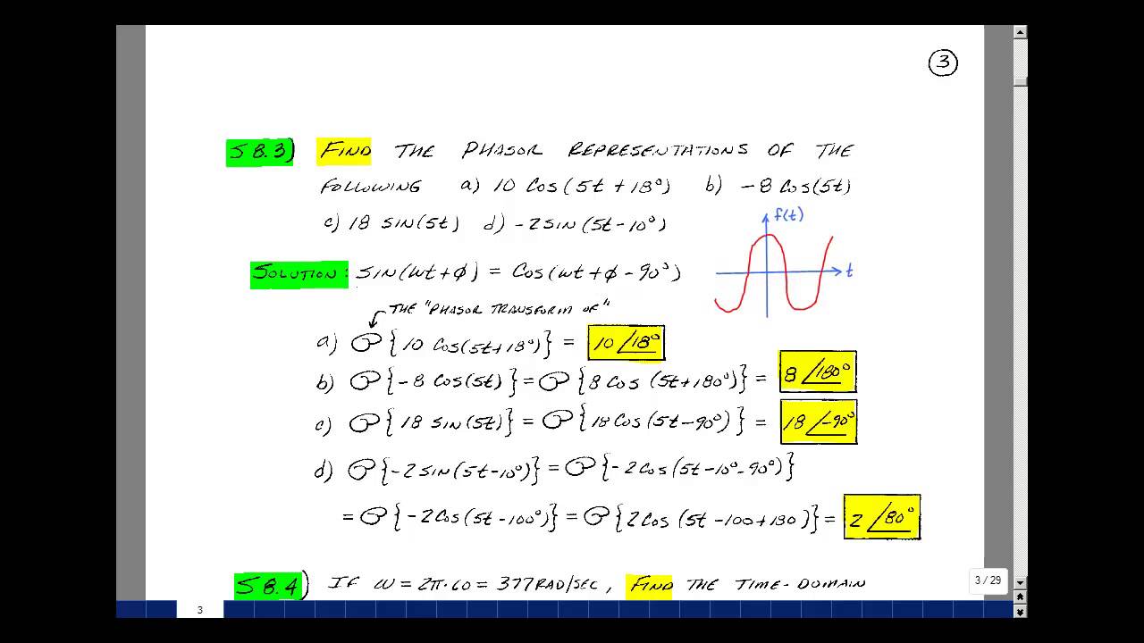 ECE202msu: Chapter 8 - Supplemental Prob. S8.3 - YouTube