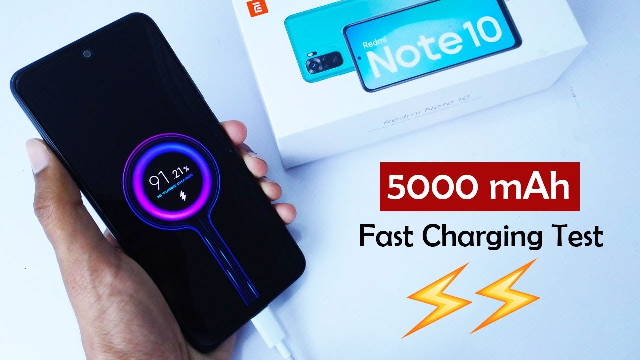 Redmi Note 10 Full Fast Charging Test - 5000 mAh Battery | Phonebolee ...