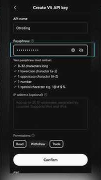 How to Create OKX API and Bind it to Otradin - YouTube