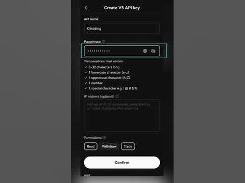 How to Create OKX API and Bind it to Otradin - YouTube