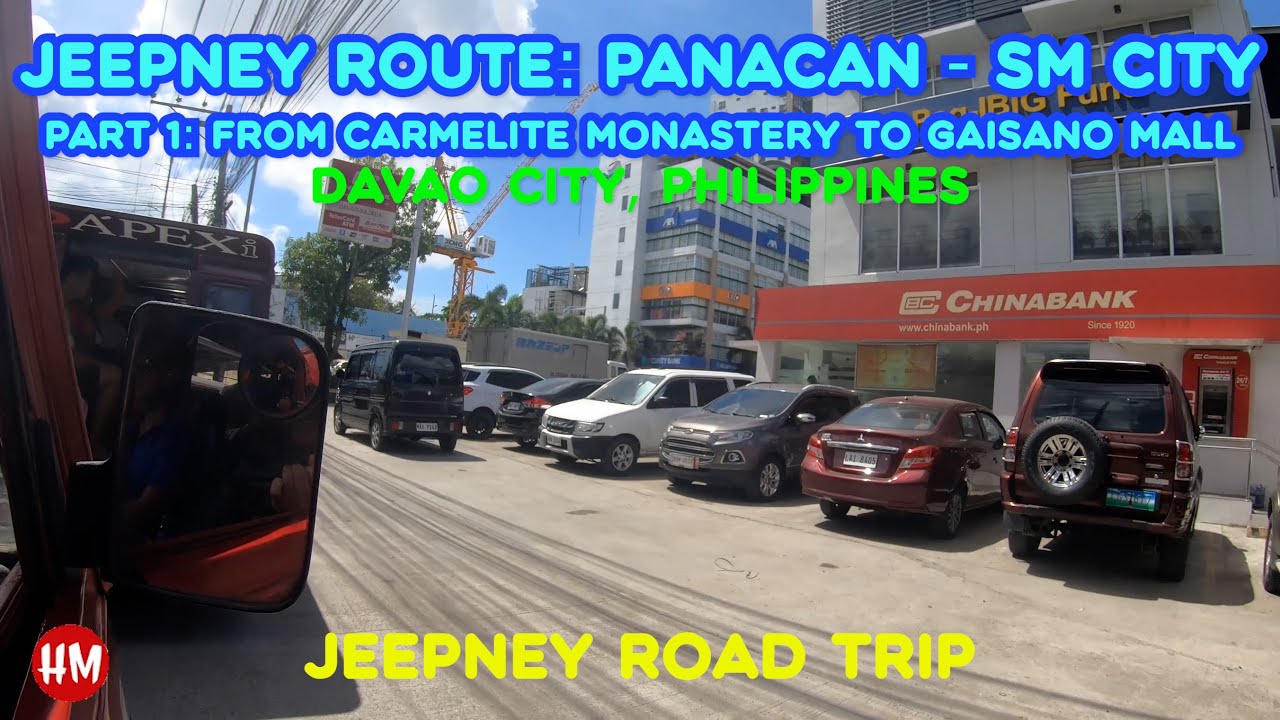 Part 1: Jeepney Road Trip via Panacan-SM City Route, Davao City ...