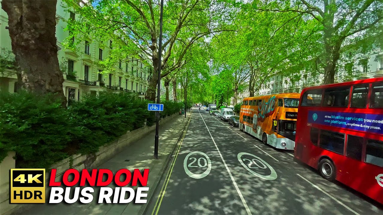 LONDON Bus Ride 🇬🇧 - Route 36 - Full bus journey from South London to ...