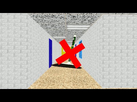 Baldi's Basics Plus But if Gotta Sweep Sweeps Me the Video Ends. - YouTube
