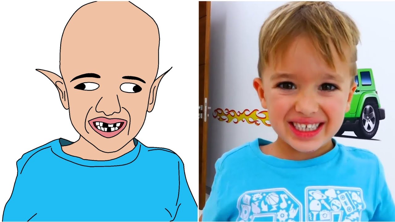 Vlad and Niki Funny Toy Stories Funny Drawing Meme | Vlad and Niki ...