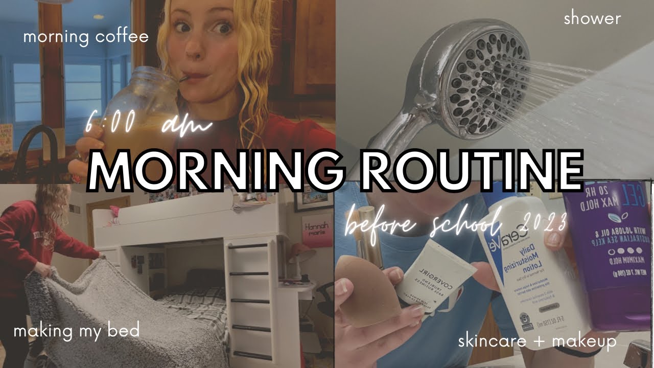 6 am High School Morning Routine 2023 - YouTube