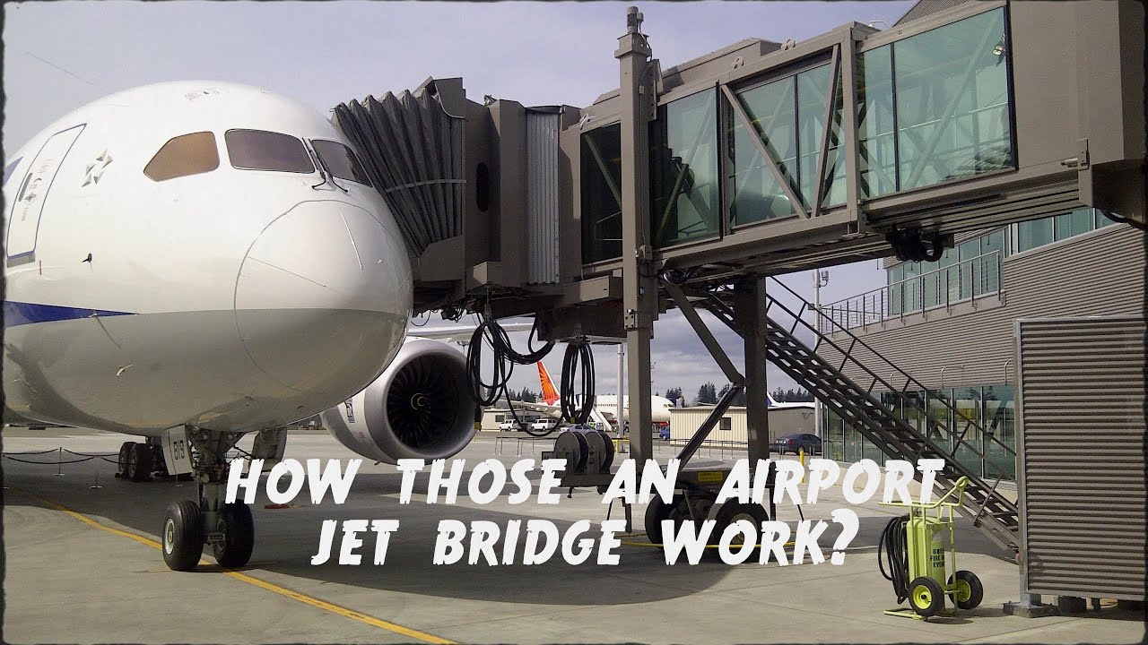 HOW THOSE AN AIRPORT JET BRIDGE WORK? - YouTube