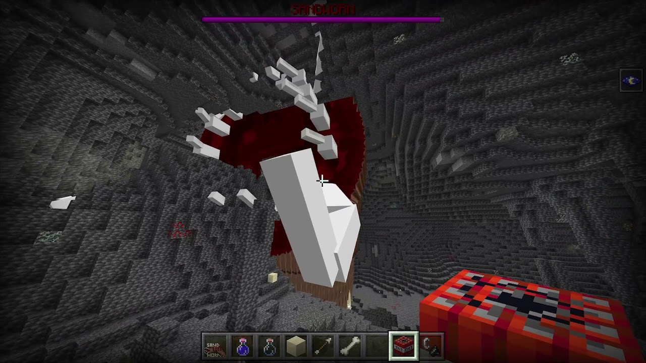 Sandworm ADDON in Minecraft PE - YouTube