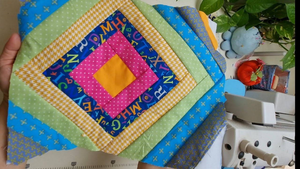 See what this patchwork turns. Easy patchwork block | Sewing Tips and ...