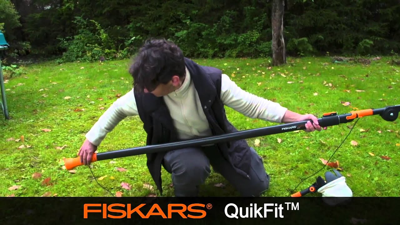 Fiskars QuikFit Tree Care HD - YouTube