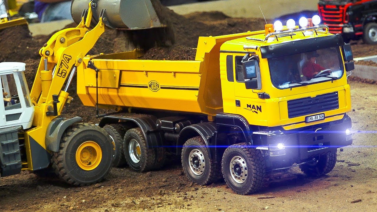 AMAZING RC MACHINES|RC TRUCKS|RC MODEL EXCAVATORS|RC CONSTRUCTION ZONE ...