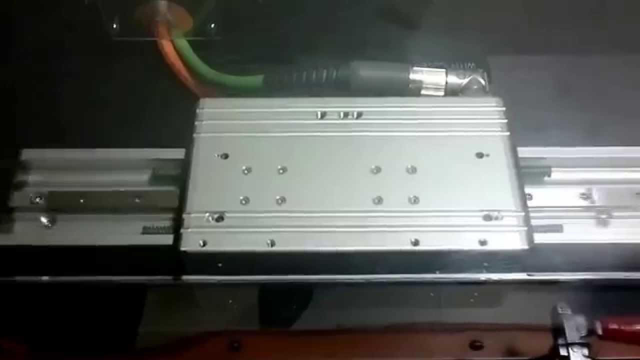 Rockwell Linear motors: LDAT with K300 based solution (Thruster) - YouTube