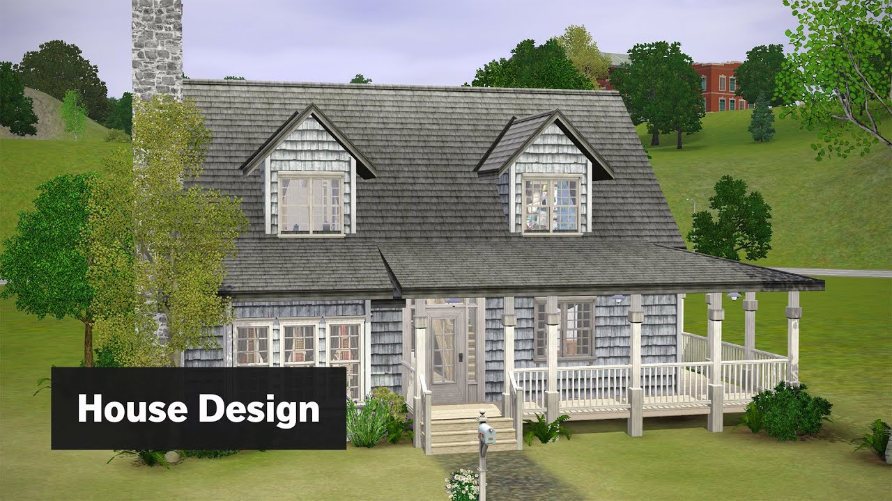 Coastal Cape Cod • The Sims 3 House Design [Plymouth Isle] - YouTube