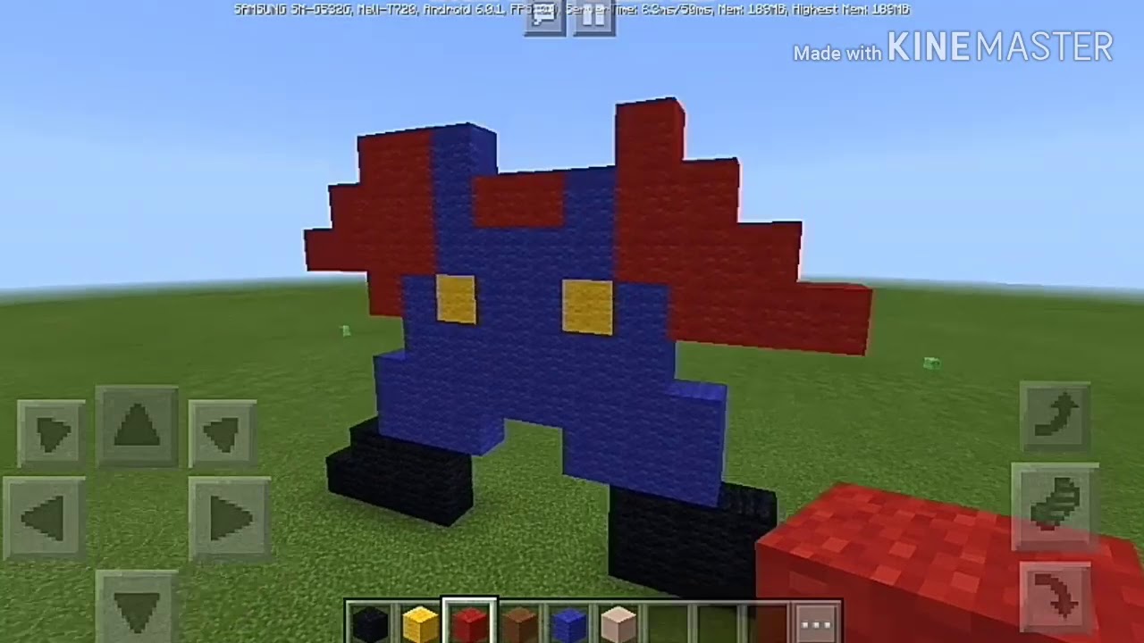 How to build Mario in Minecraft - YouTube