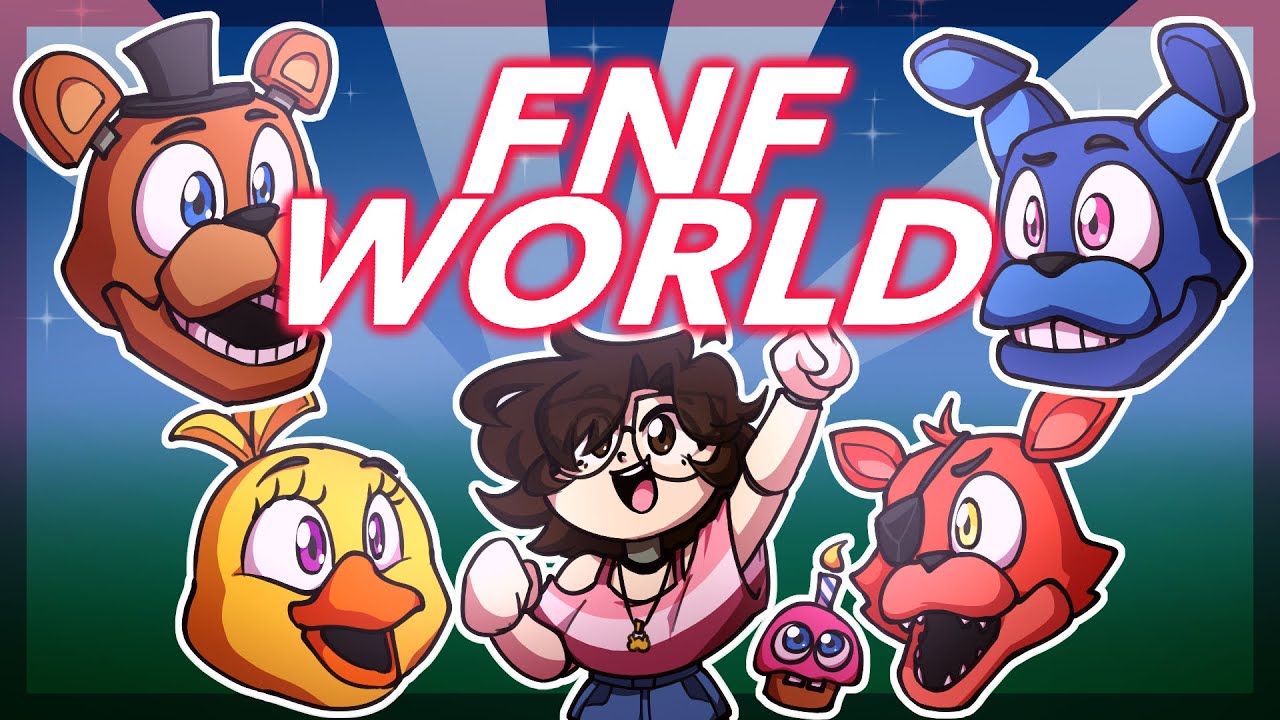 GOLDEN FREDDY?!? | FNF WORLD: A FNAF WORLD FNF MOD! (Friday Night ...