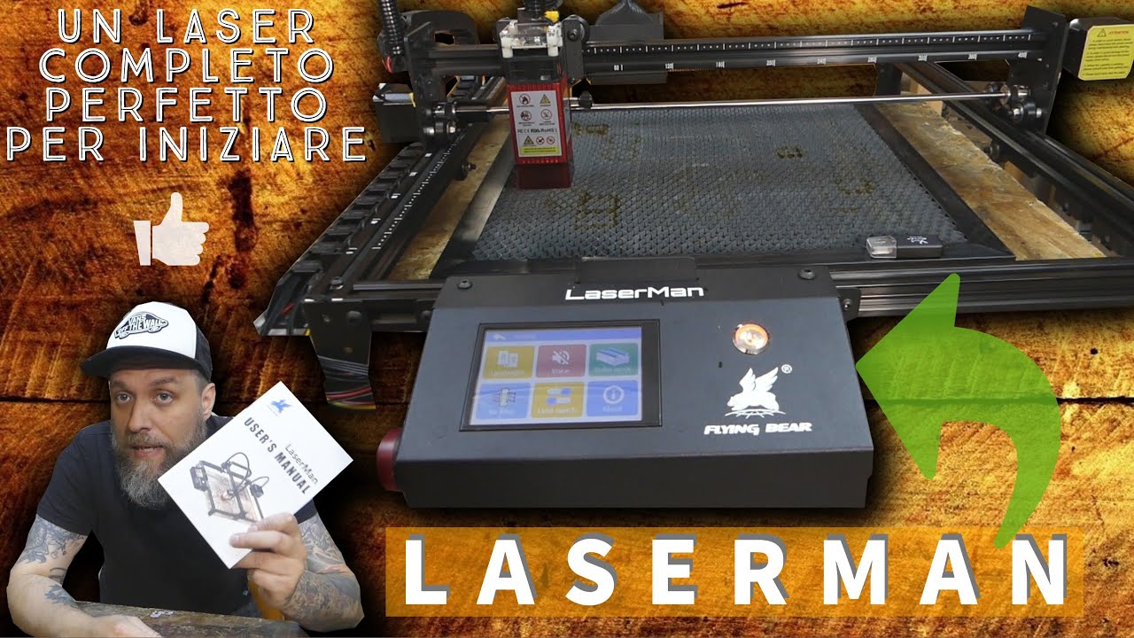 Flying Bear Laserman - Ottimo rapporto qualità prezzo per un laser tuttofare. - YouTube