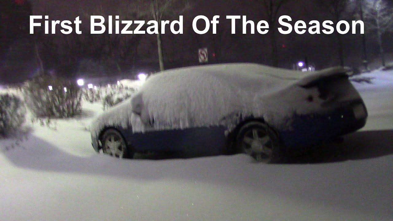 First Blizzard Of The Season - YouTube
