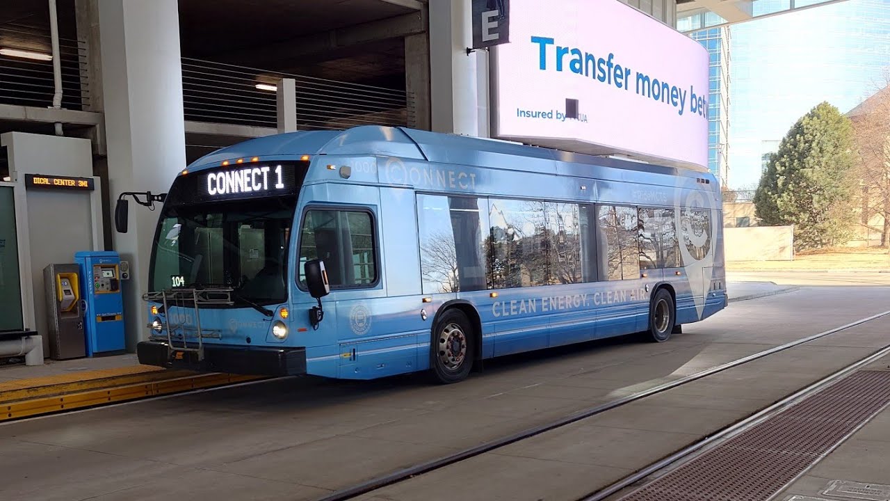 Ride On MCTS 2021 Nova Bus LFSe+ 1000 On the Connect 1 to Watertown ...