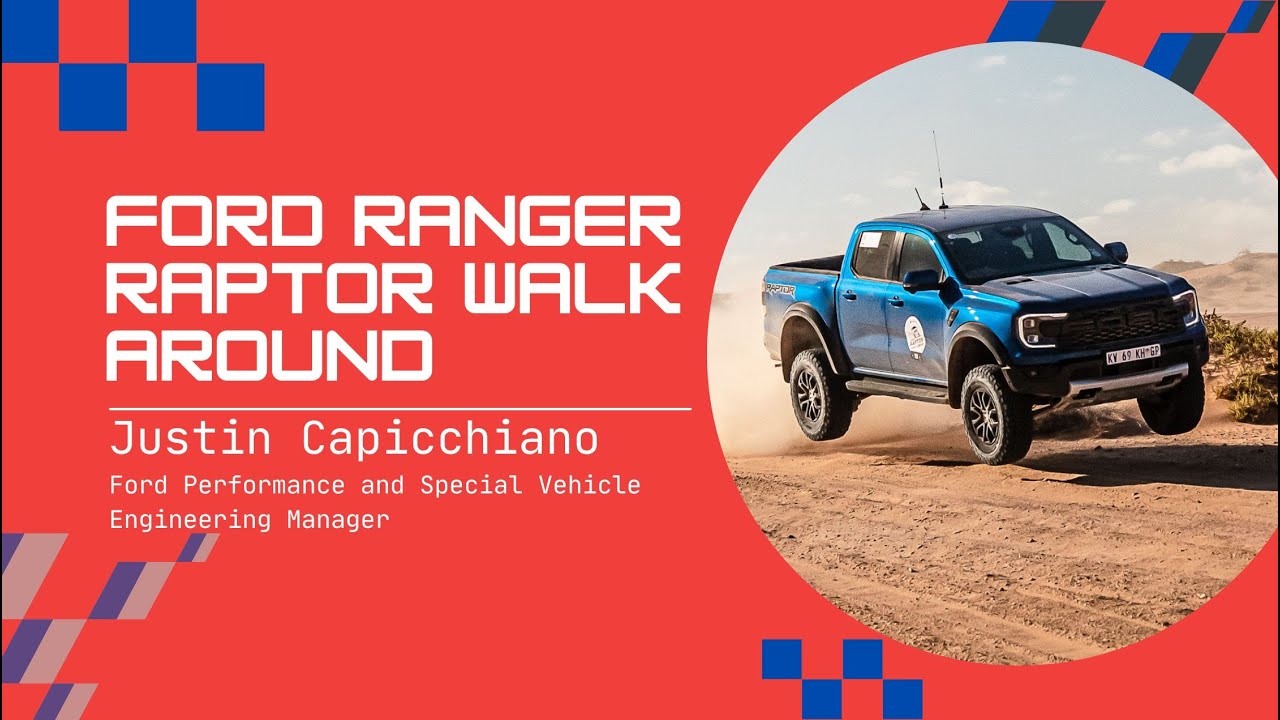 Ford Ranger Raptor walk around with Justin Capicchiano. - YouTube