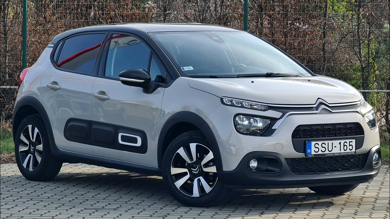 2021 Citroën C3 Shine 1.2 PureTech 83 Soft Sand Metallic - YouTube