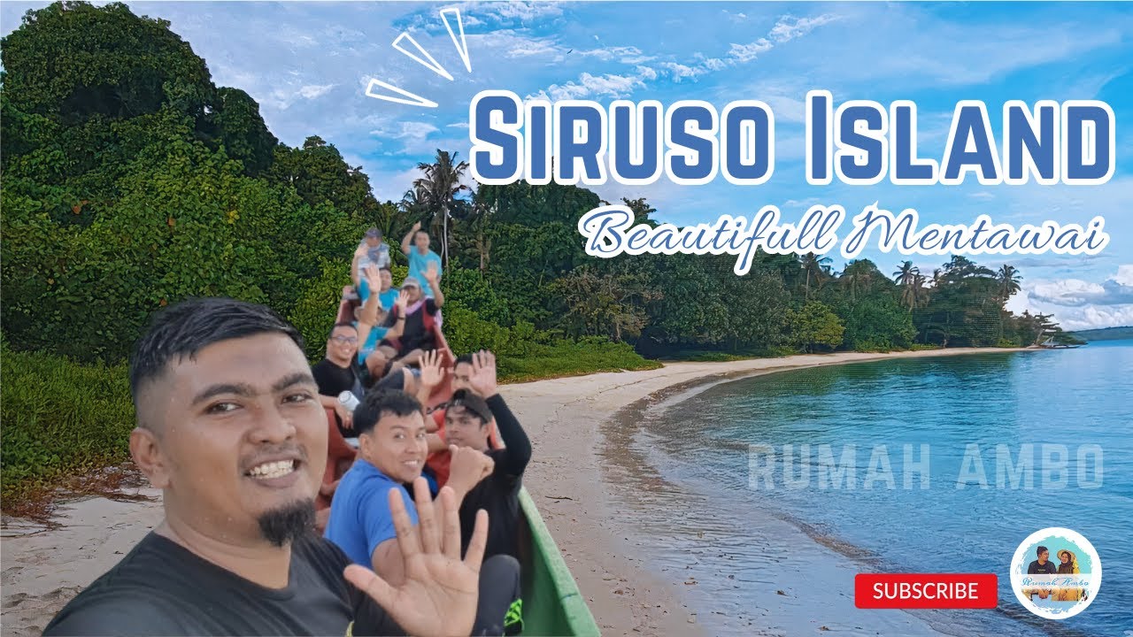 Pulau Siruso Sikakap Mentawai dengan Pasir Putih dan Ombak Tenang - YouTube