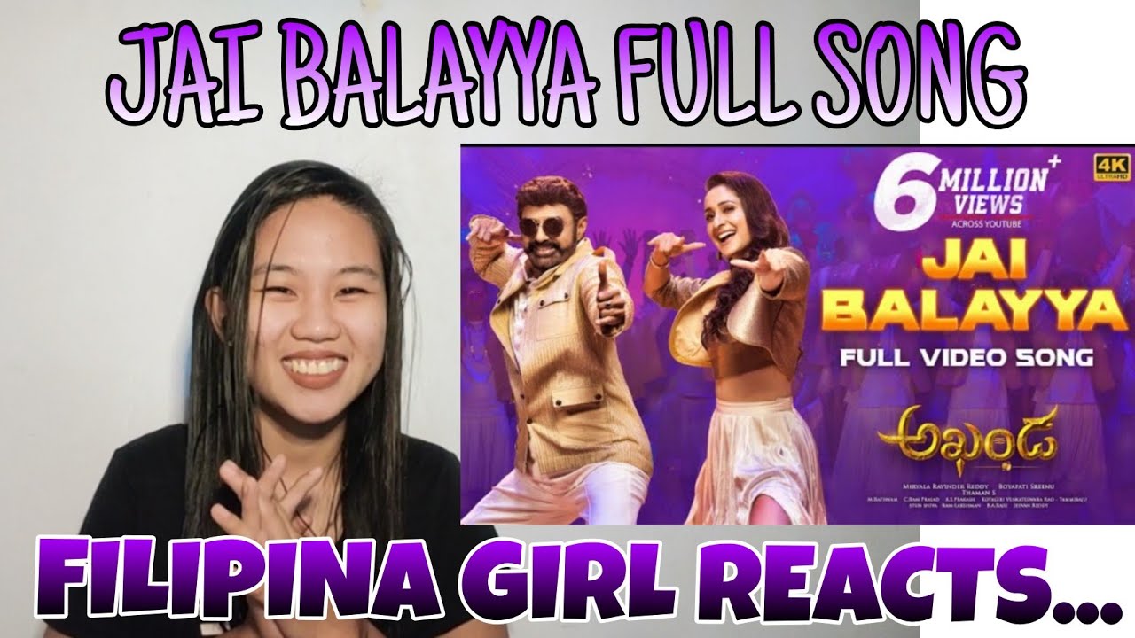 Jai Balayya Full Video Song [4K] | Akhanda Songs | Nandamuri ...