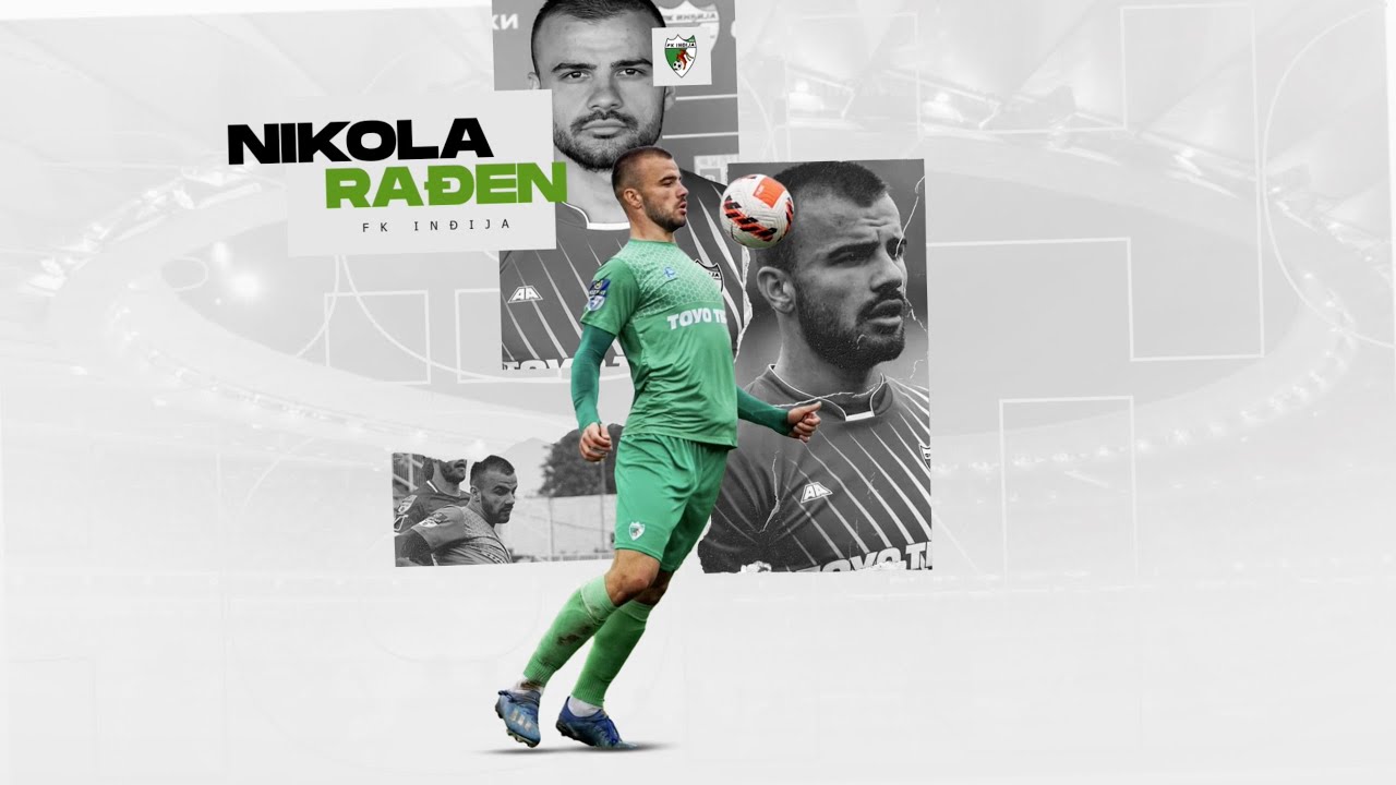 Nikola Radjen CB/RB FK Indjija Highlights - YouTube