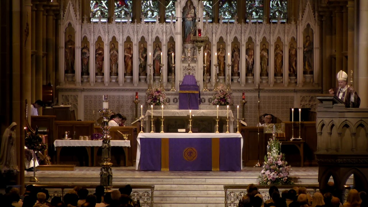 Homily for Mass for 1st Sunday of Advent Year B - 3 December 2017 - YouTube