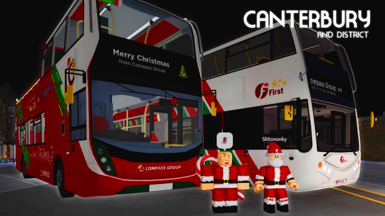🎅 Canterbury & District Bus Simulator: *NEW* Christmas Busses! Look ...
